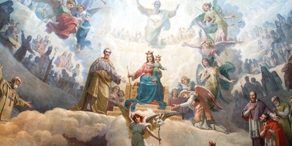 Calendário com o santo do dia